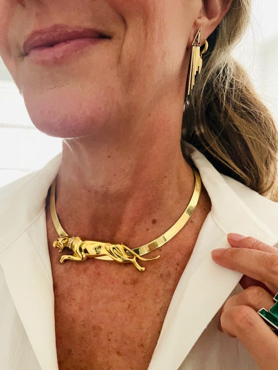 Vintage Panther Slide/Pin, Circa 1980’s - Gem