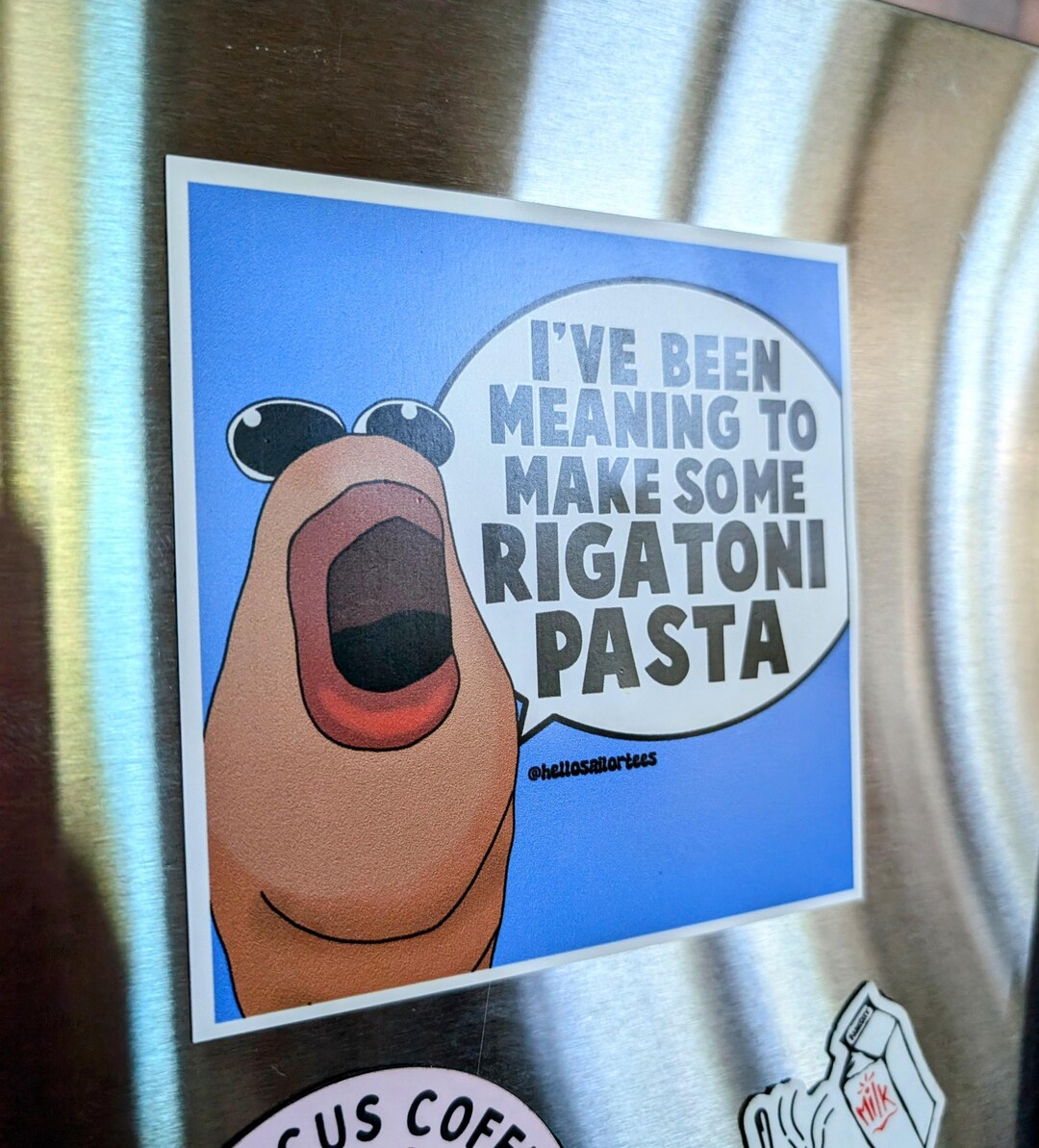 Marcus il verme Rigatoni VR Meme, magneti per auto divertenti virali su ...