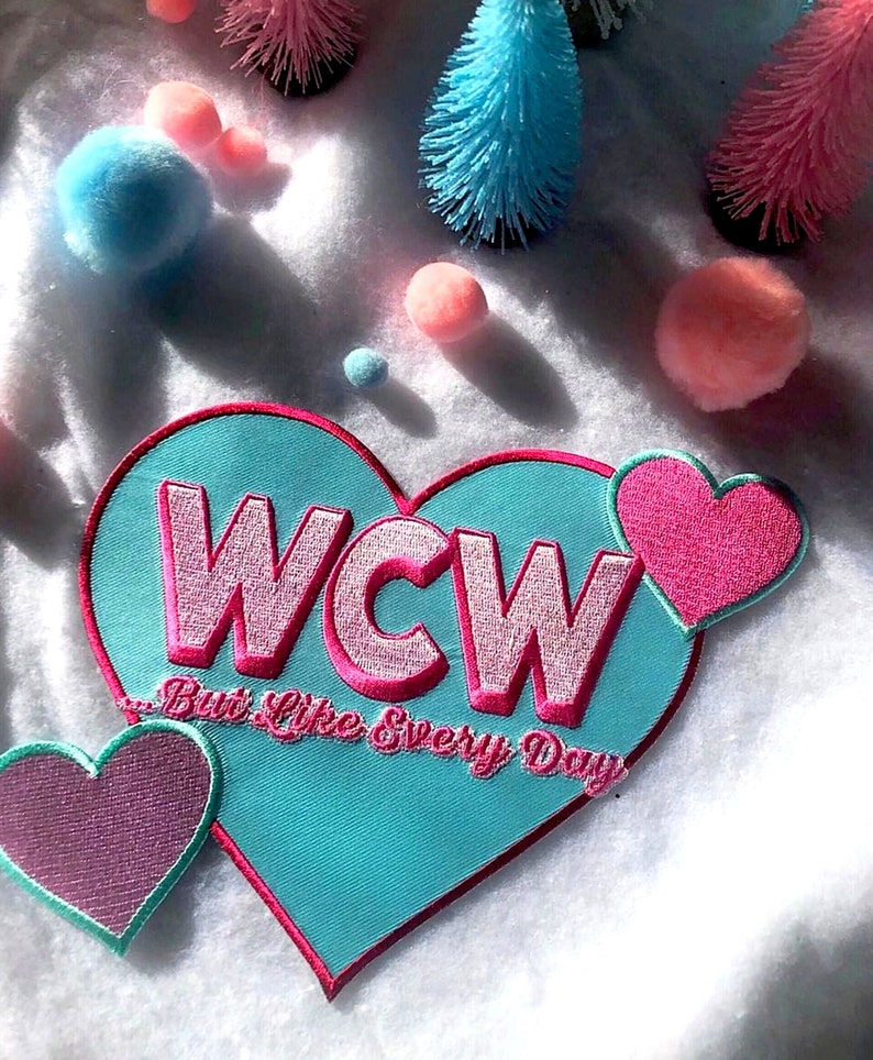Woman Crush Wednesday Large Woven Heart Back Patch | Etsy