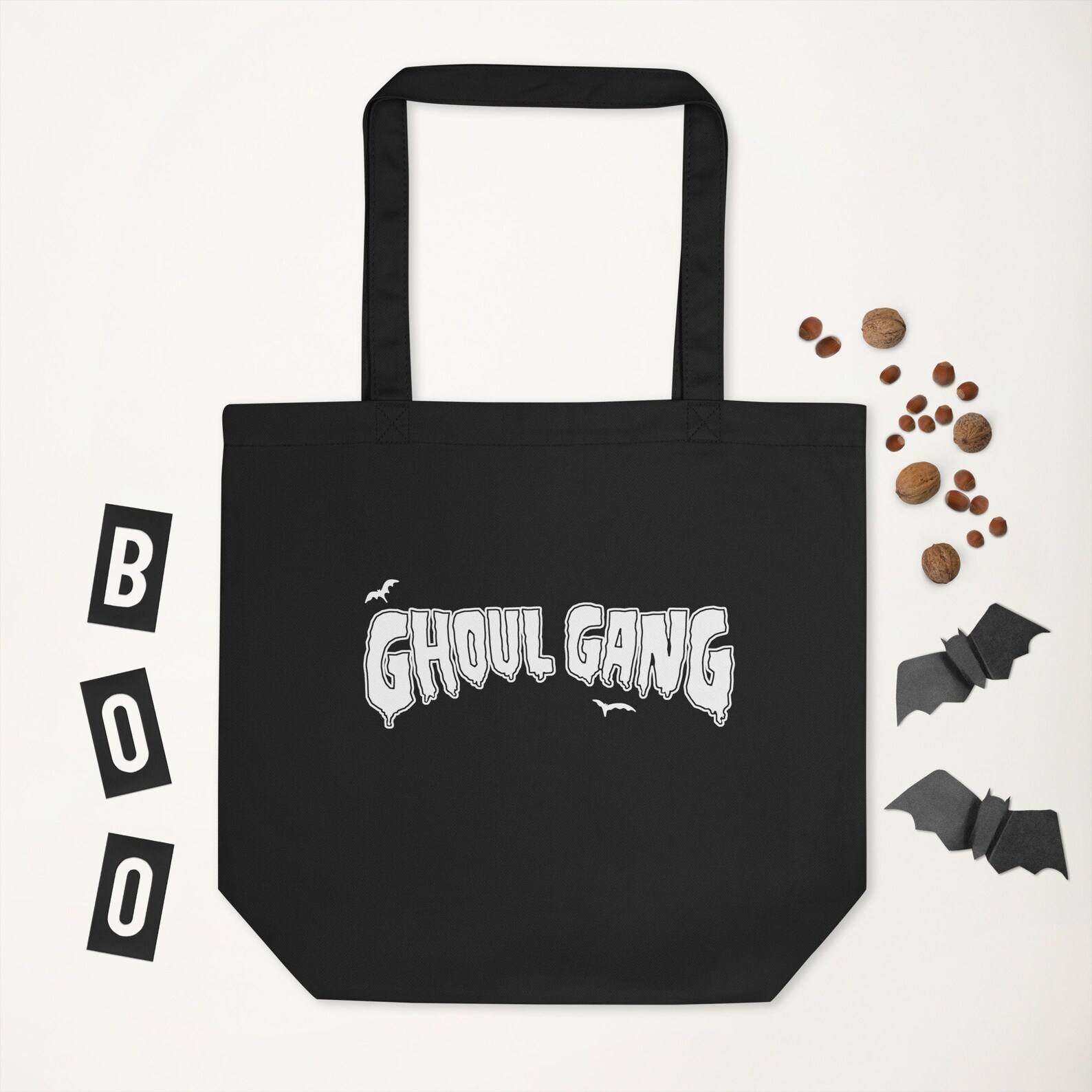 Ghoul Gang Bats Halloween Spooky Eco Tote Bag - Etsy