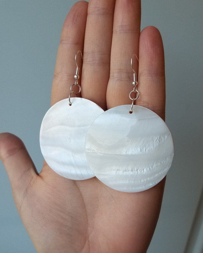 Real Natural White Shine Hue Abalone Shell Seashell Mother of Pearl ...