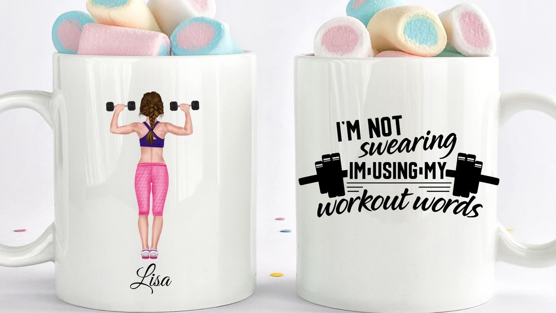 Workout Mug, Workout Gift, Fitness Mug, Fitness Gift, Gym Gift, Gym Mug ...