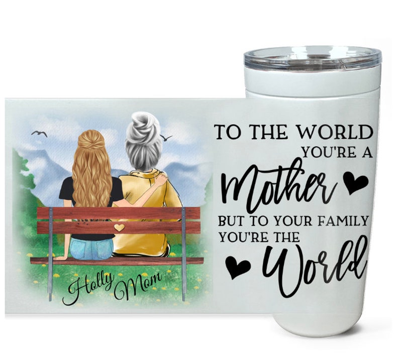 Custom Mother And Daughter Tumbler Mother T Daughter Mug Etsy