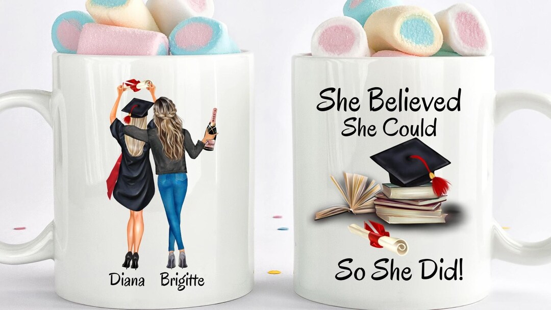 Custom Graduation Mug, Class of 2022, Graduation Gift, Gift for Best ...