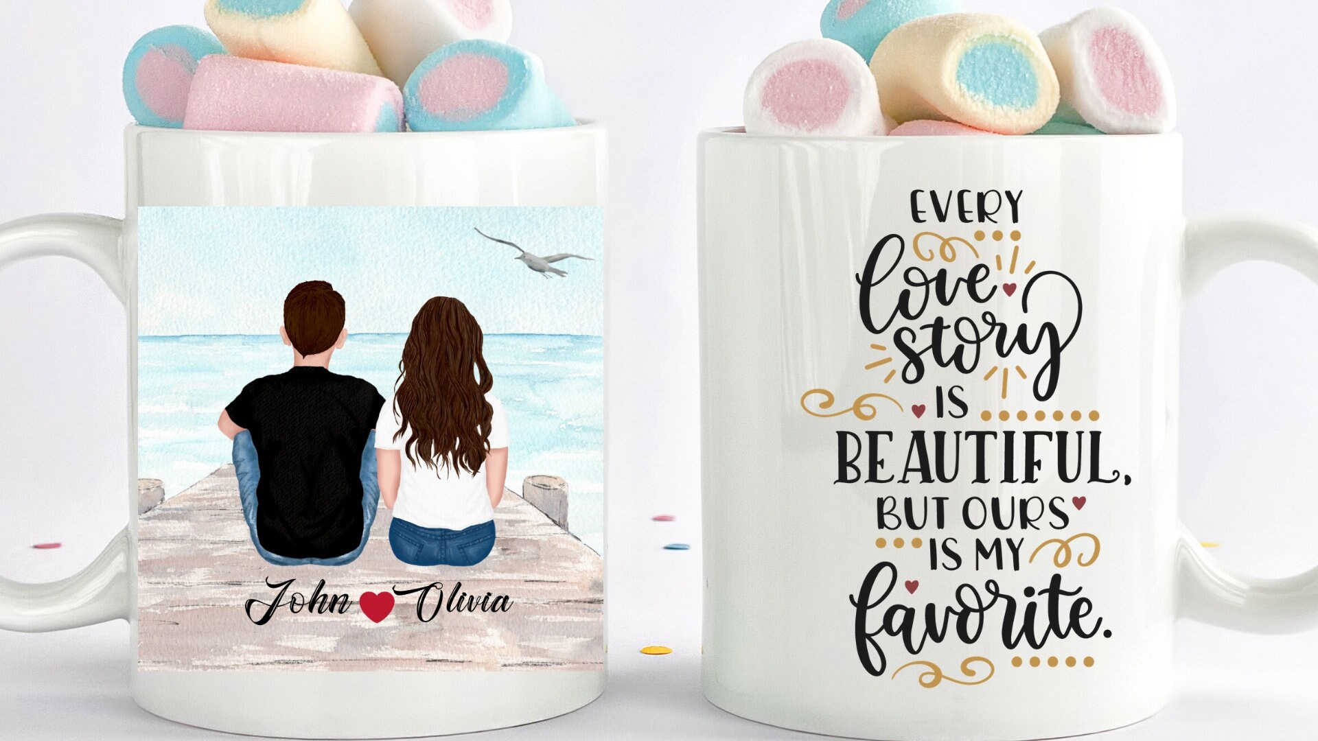 Boyfriend Mug, Boyfriend Gift Ideas, Couple Mug, Couple Mugs, Custom ...