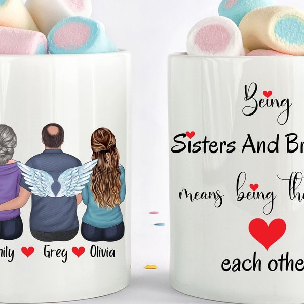 Custom Siblings Mug - Etsy