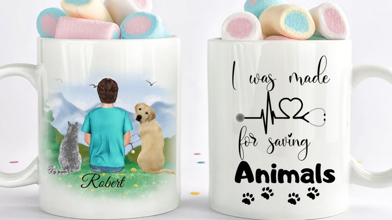 Custom Veterinarian Mug Veterinarian Gift New Veterinarian - Etsy