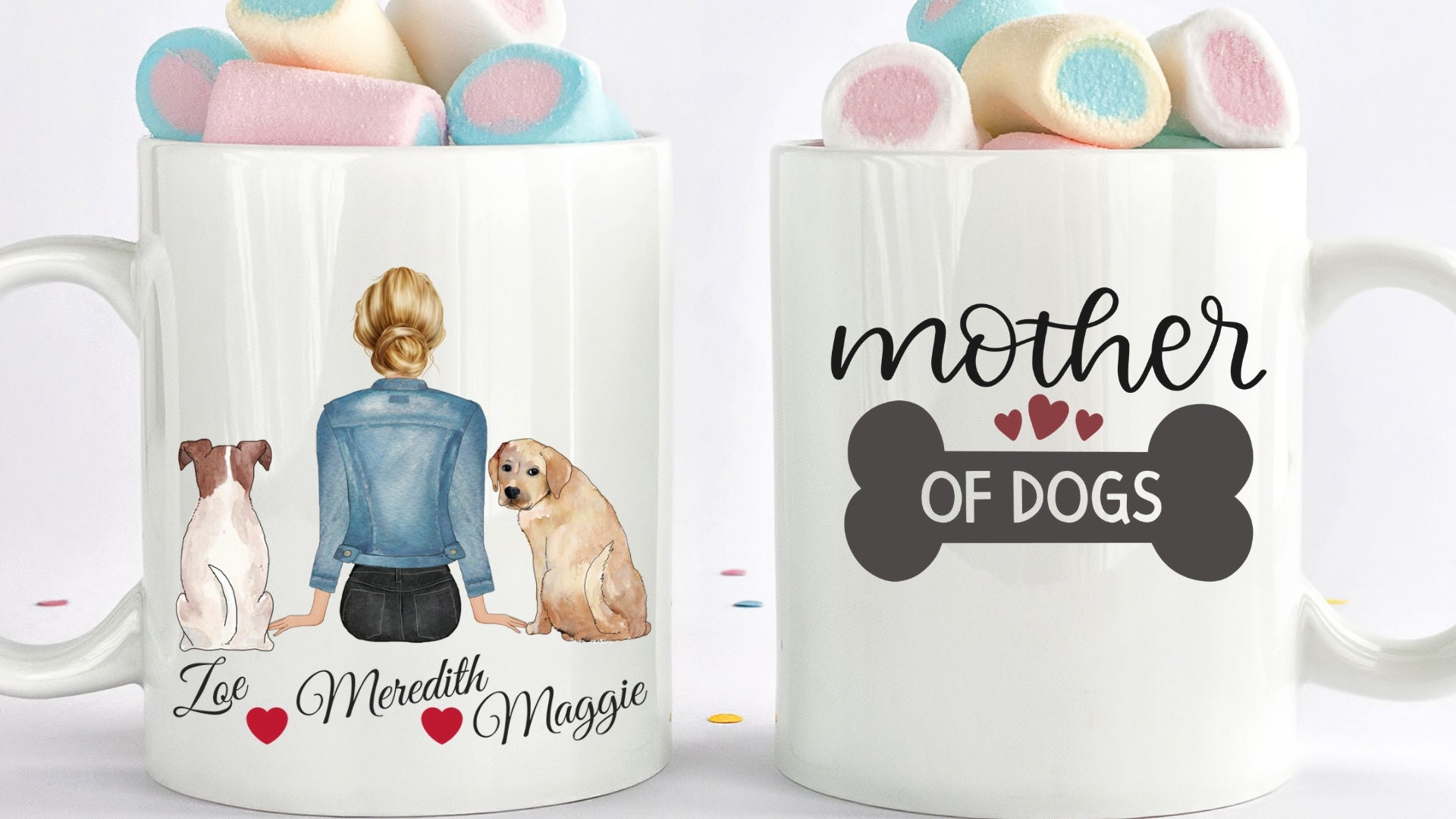 Custom dog mom mug Dog Mom Mug Dog Mom Gift Dog Lover | Etsy