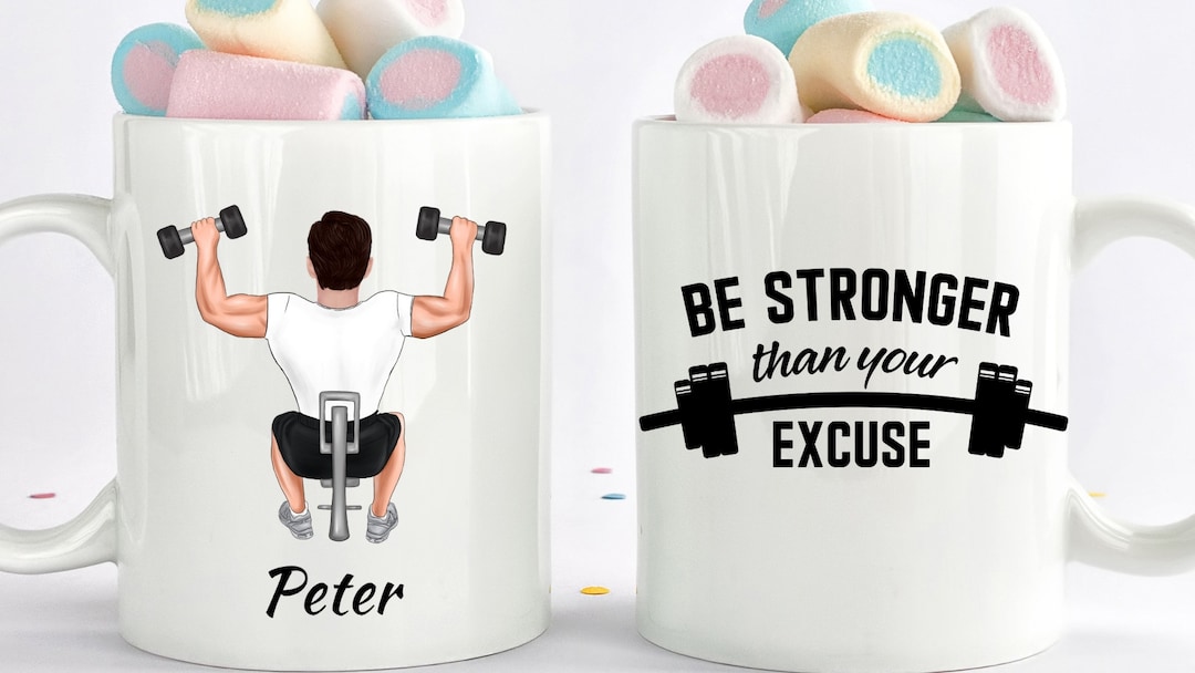 Gym Lover Mug, Workout Gift, Weight Lifting Gift, Fitness Gift Ideas ...