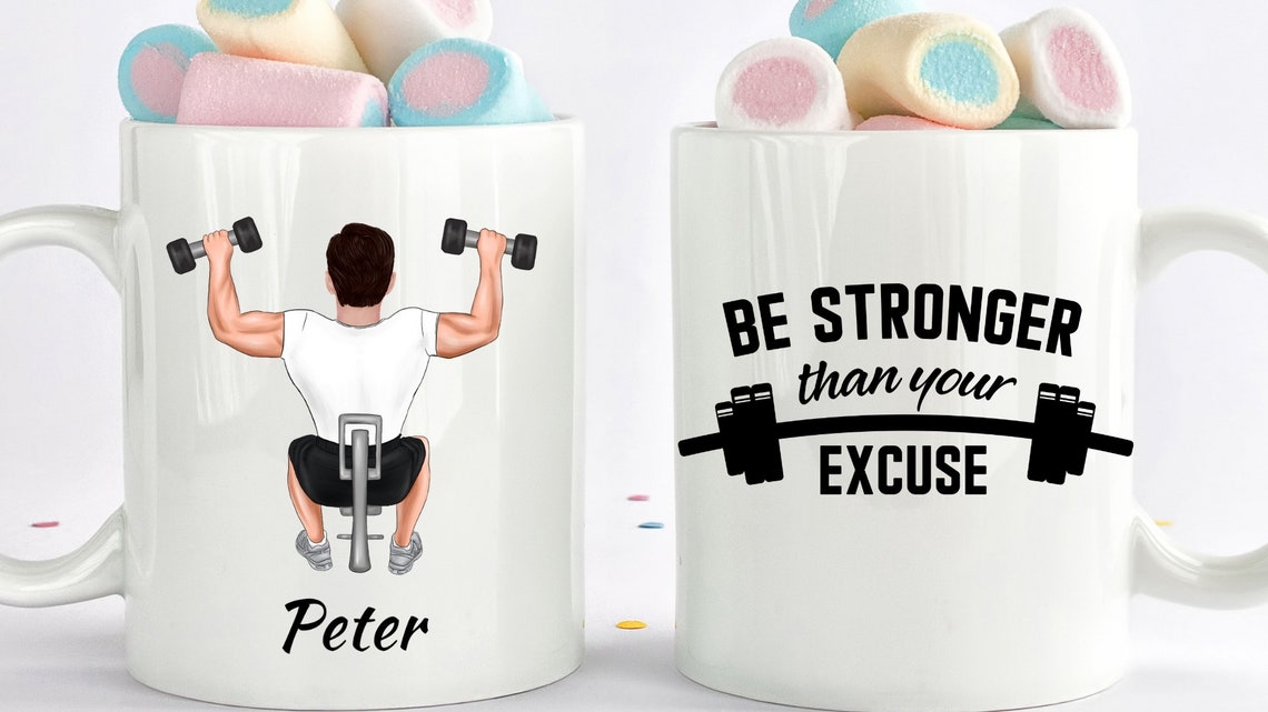 Gym Lover Mug, Workout Gift, Weight Lifting Gift, Fitness Gift Ideas ...