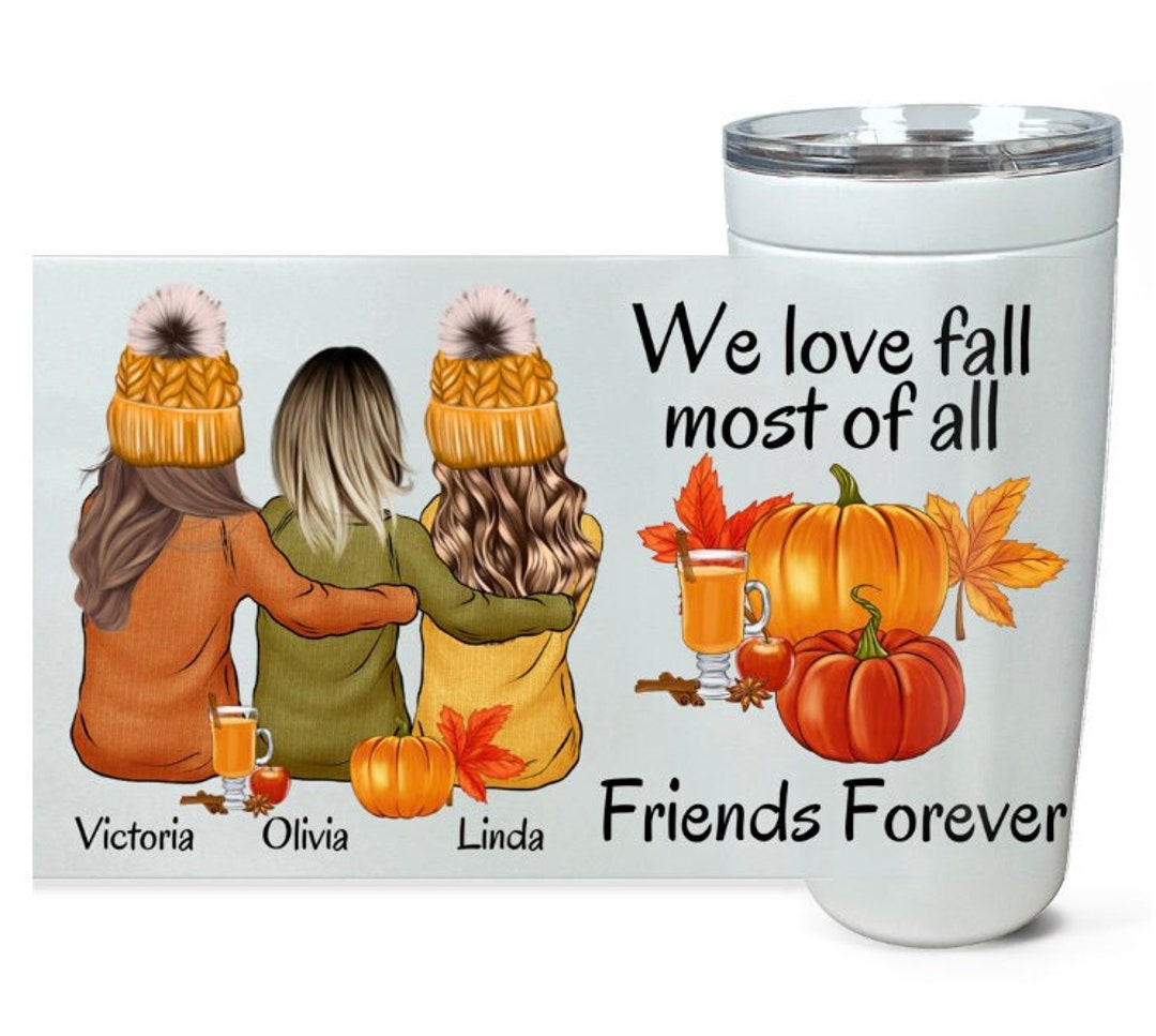 Fall Lover Gift, Just A Girl Who Loves Fall Travel Mug, Custom Best ...