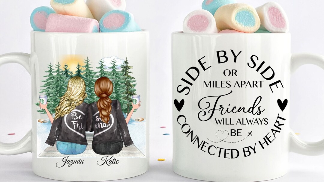 Custom Best Friend Mug, Personalized Best Friend Gift, Best Friend Mug ...