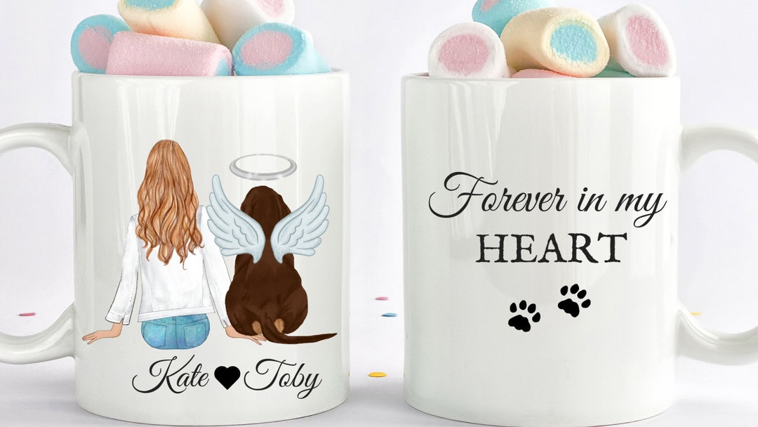 Custom Dog Memorial Mug, Dog Loss Gift, Dog Lover Gifts, Personalized ...
