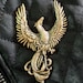 Phoenix Rising Pin Badge - Etsy UK