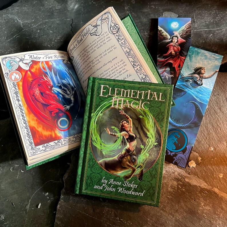 Elemental Magic Book - Etsy UK