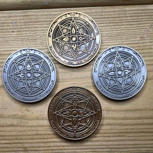 Elemental Magic Collectible Coins - Etsy