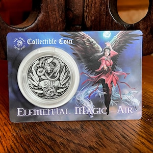 Elemental Magic Collectible Coins - Etsy