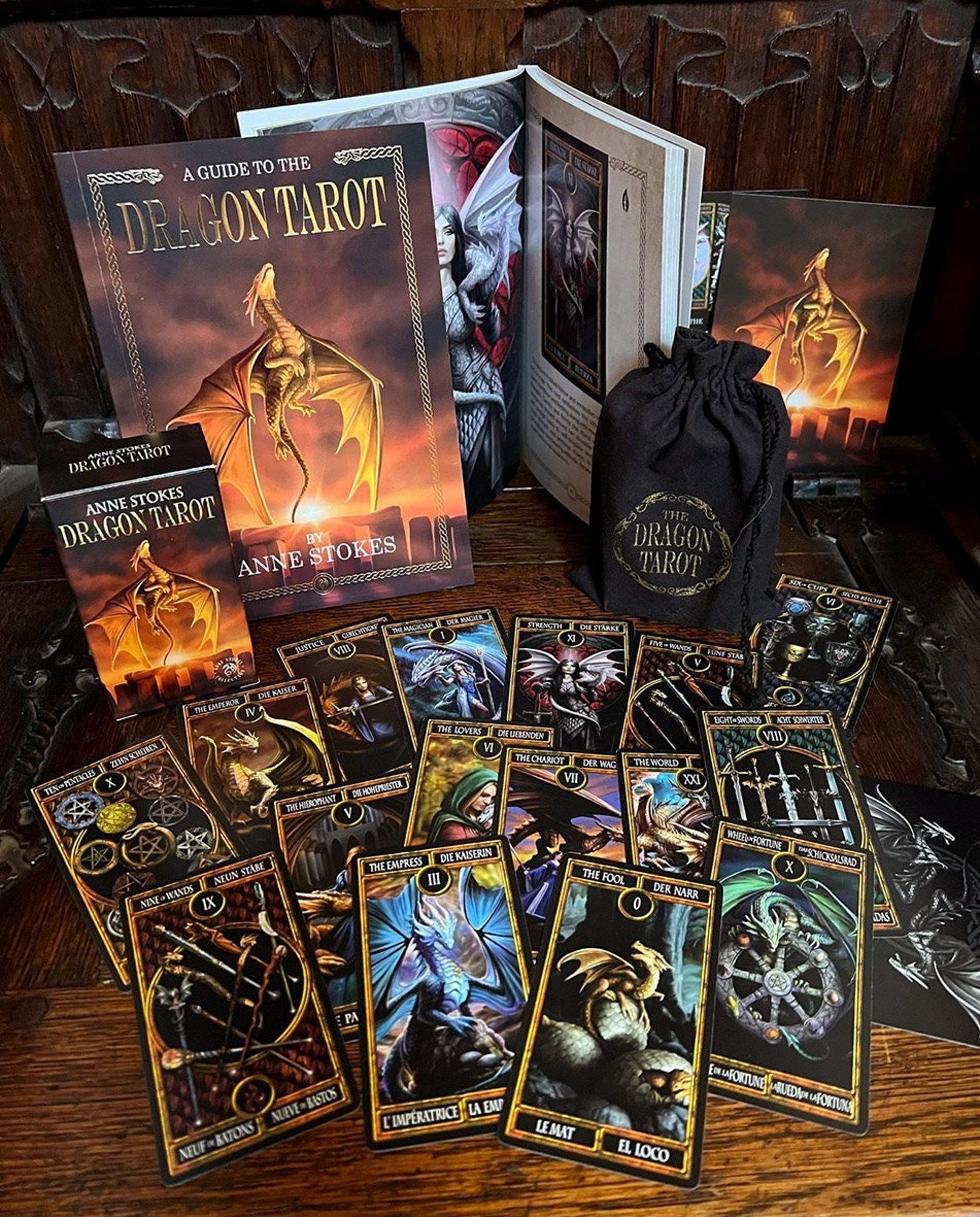 The Dragon Tarot Set - Etsy UK