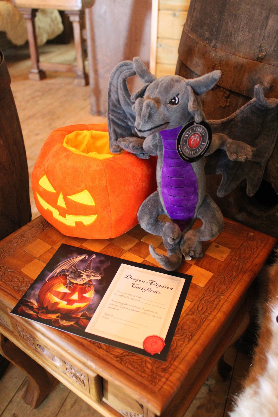 Trick or Treat Dragon Plushie - Etsy