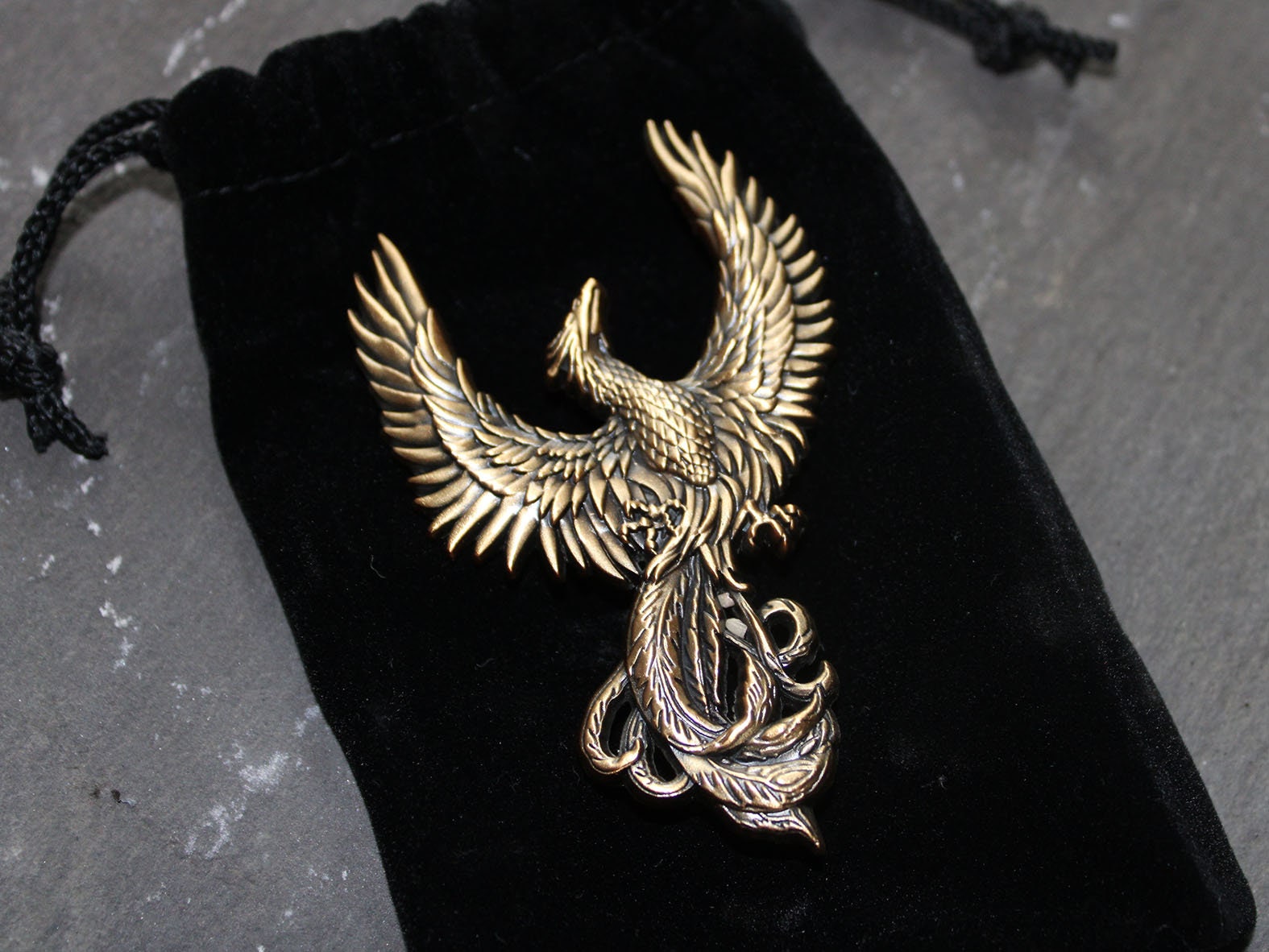 Phoenix Rising Pin Badge - Etsy UK