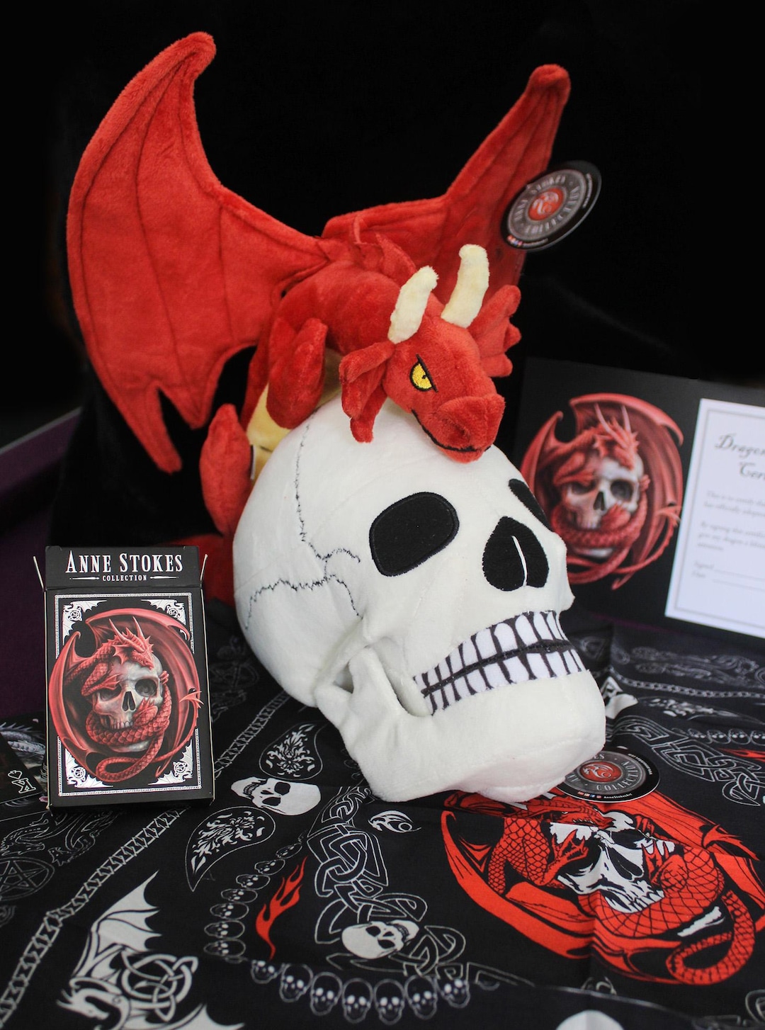 Skull Embrace Plushie - Etsy