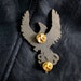 Phoenix Rising Pin Badge - Etsy