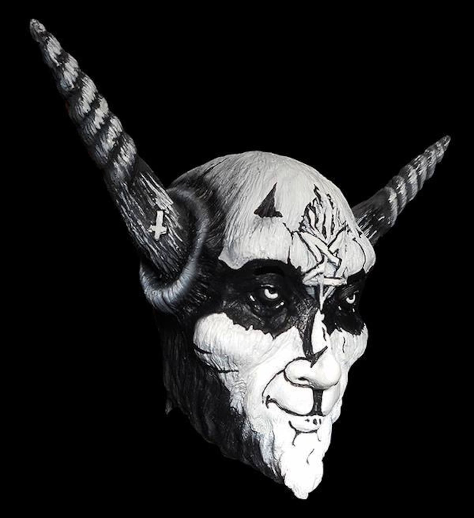 VENOM Black Metal Latex Mask - Etsy