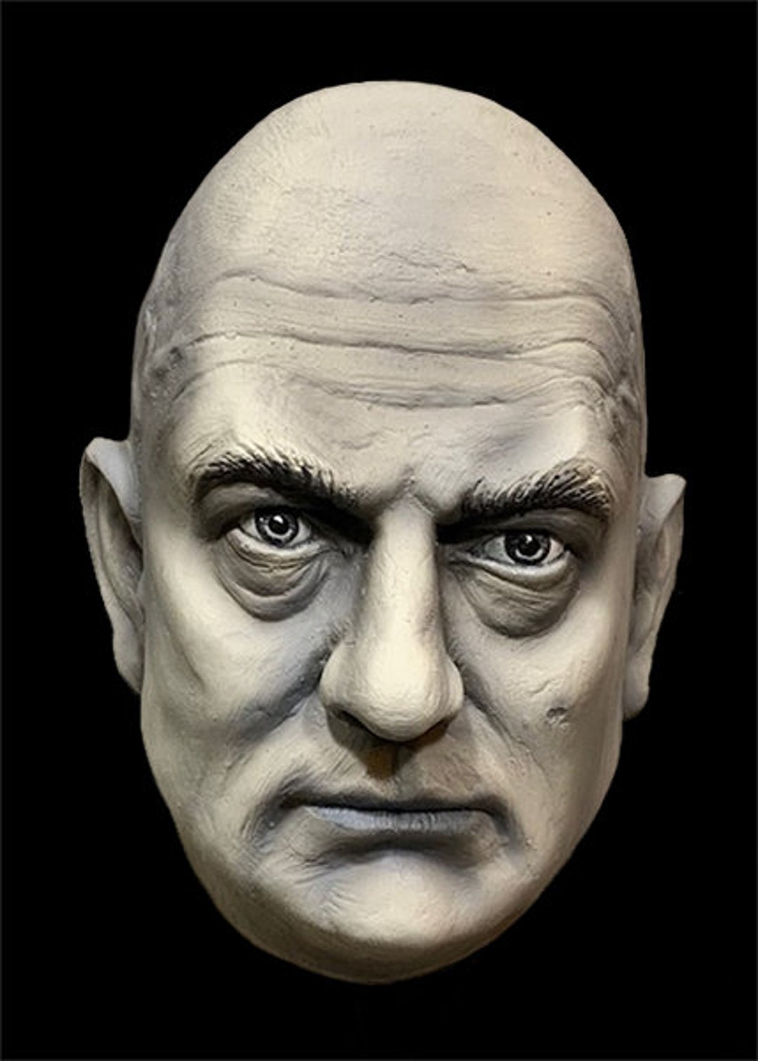 Aleister Crowley Latex Mask B/W Version - Etsy