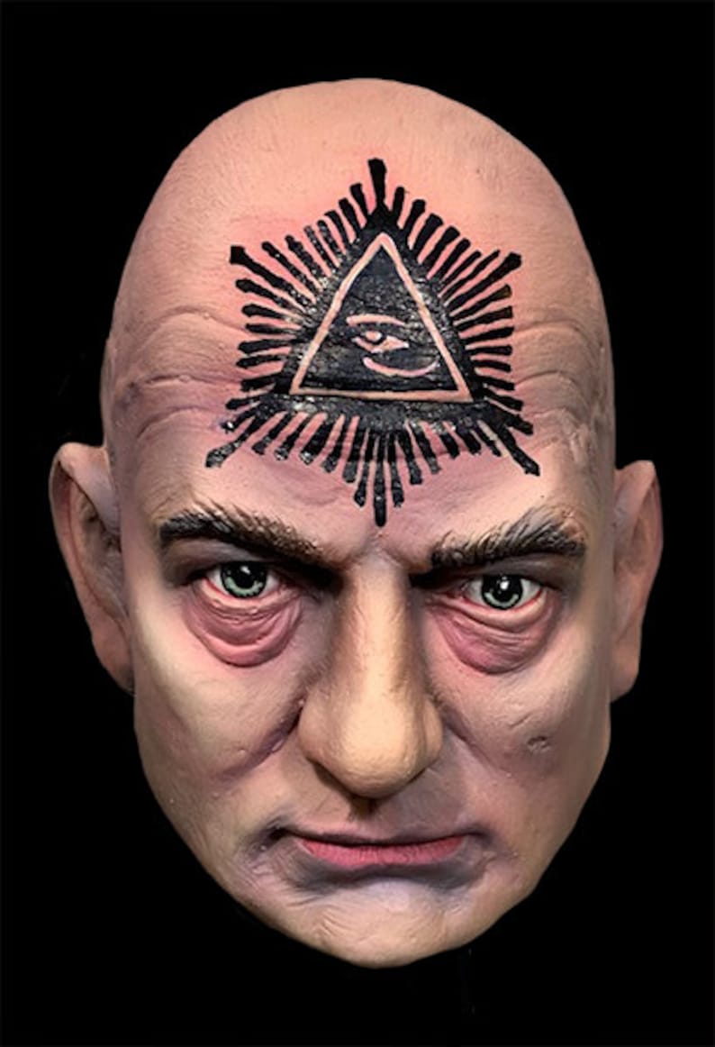 Aleister Crowley Eye of Horus Forehead Latex Mask - Etsy