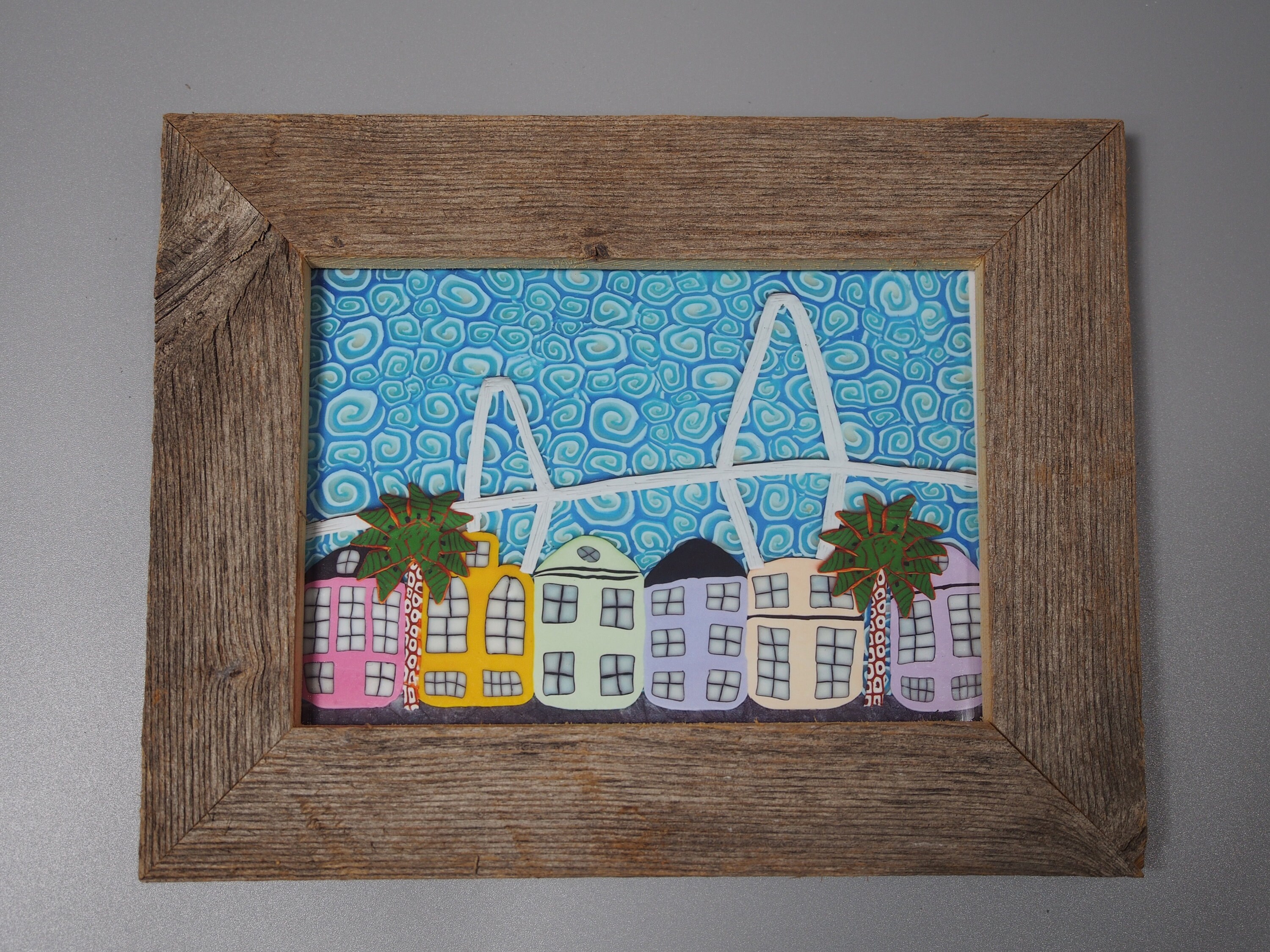 Rainbow Row Charleston Art Print - Etsy