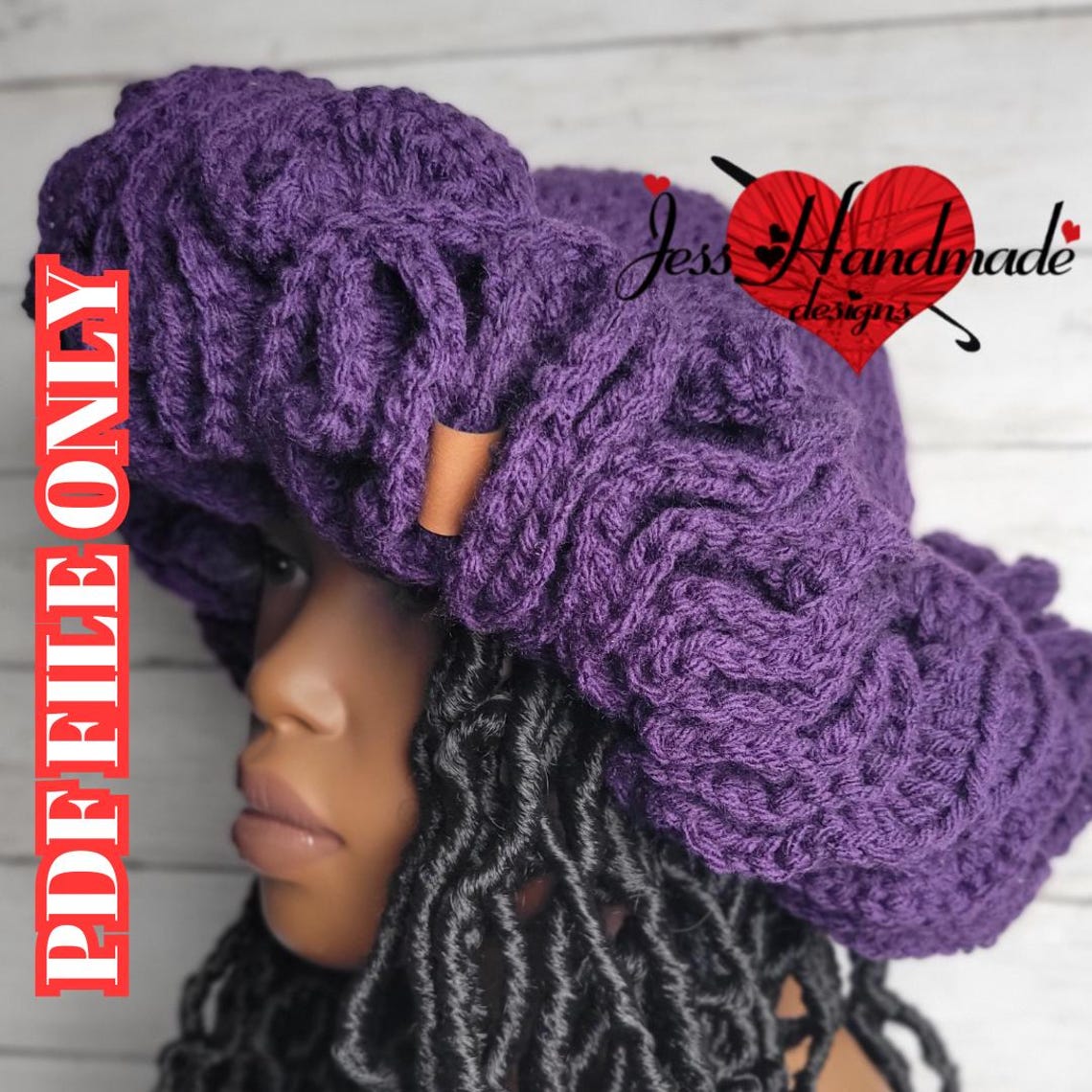 Easy Crochet Ruffle Hat Pattern - Etsy