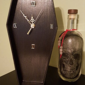 Coffin Shaped Clock Battery Operated Wall Mounted or Table Top | Etsy