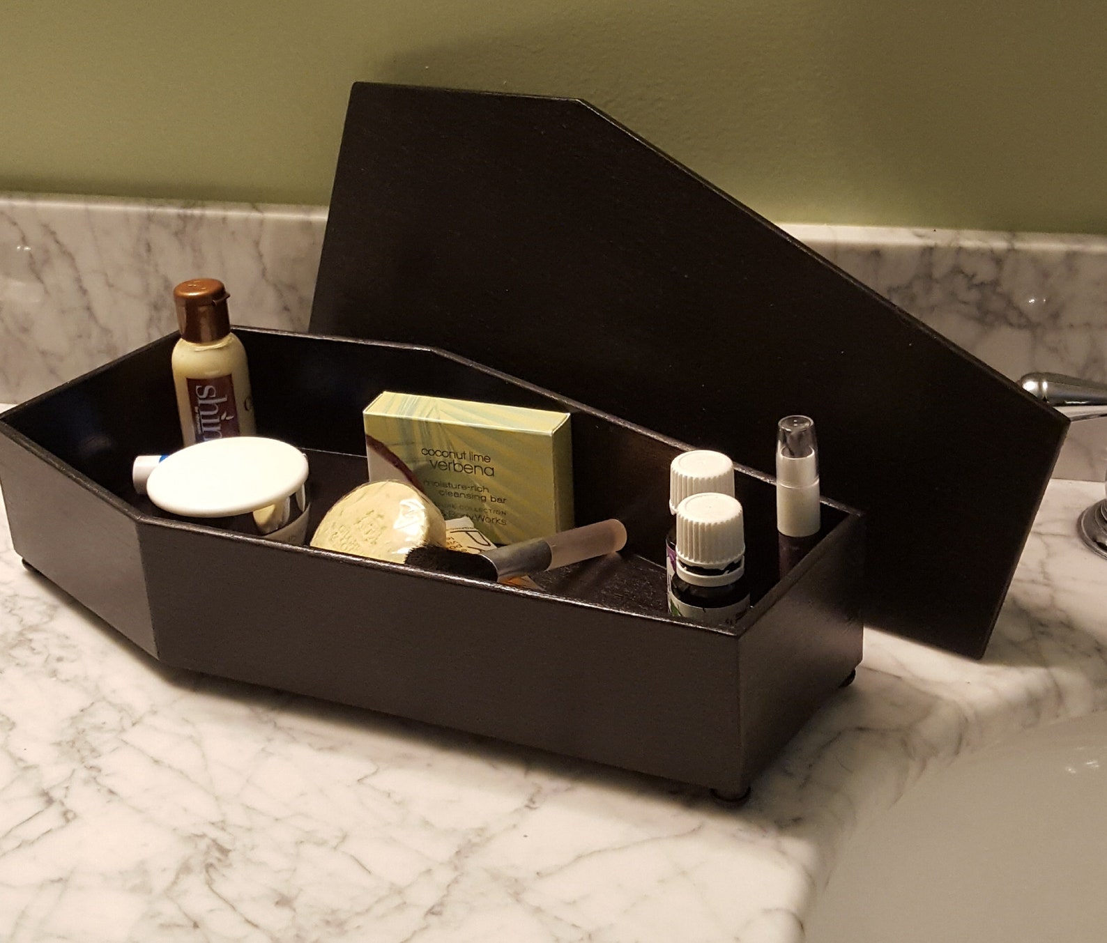 Black Coffin Storage Box Coffin Trinket Box Jewelry Storage - Etsy