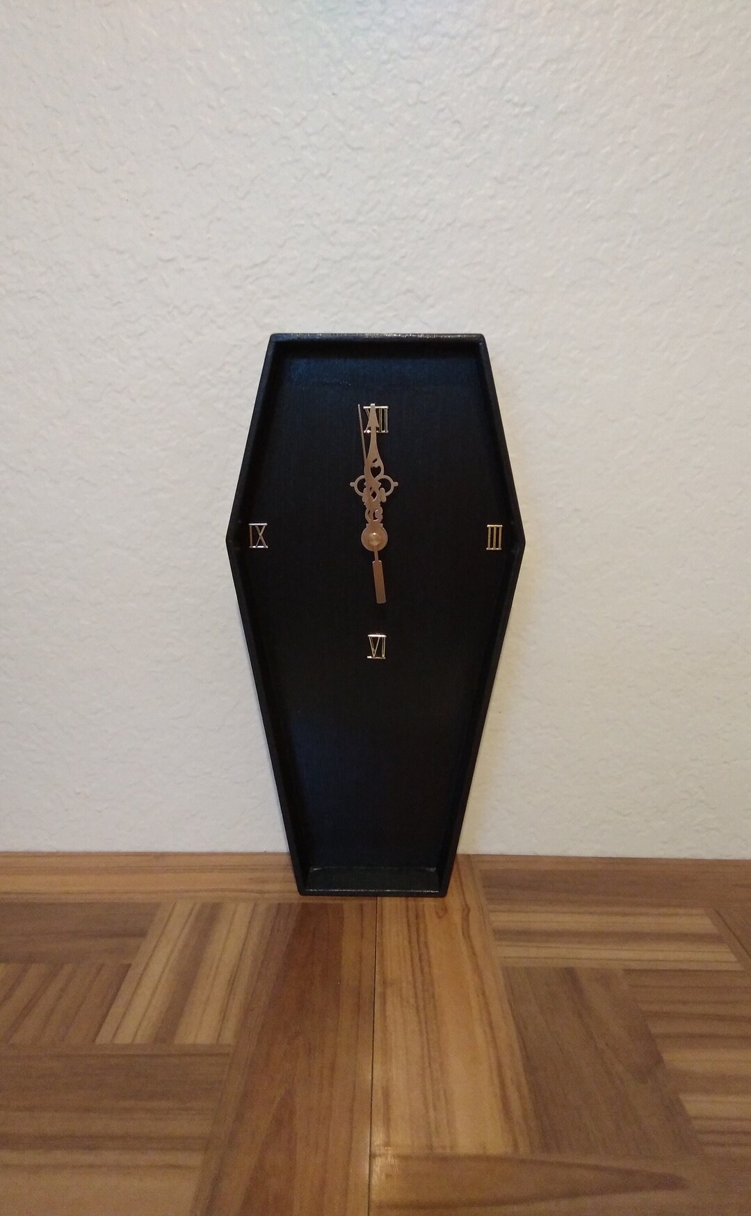 Coffin-shaped Clock Battery Operated Wall Mounted Tabletop - Etsy