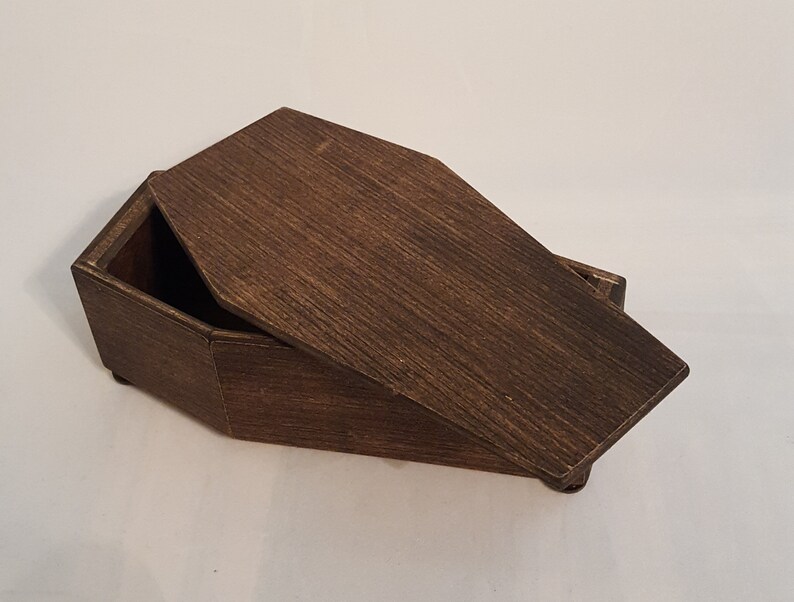 Handmade Coffin Trinket Box/ Wooden Coffin Storage Box/ Coffin - Etsy