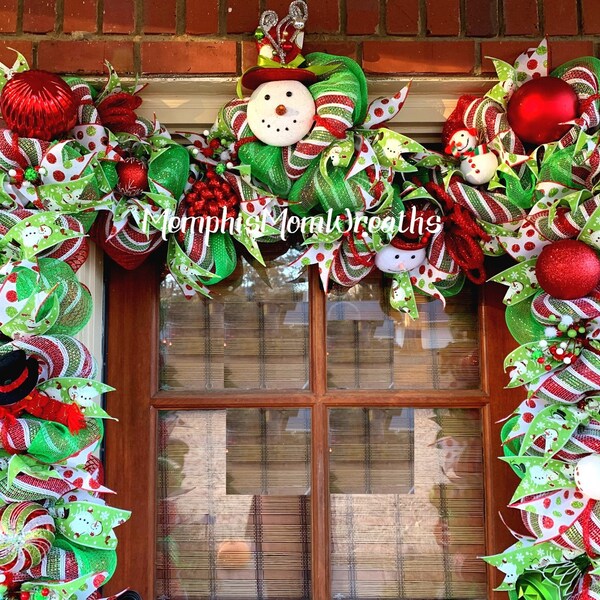 Christmas Door Garland - Etsy
