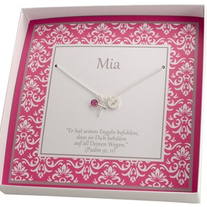 Christening Chain Girl MY BAPTISM | CROSS | Chain With Engraving ...