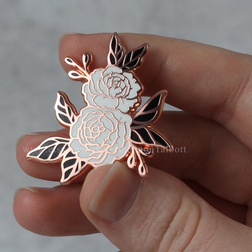Peonies Enamel Pin Bouquet Pin Plant Lady Pin Tattoo Flower - Etsy