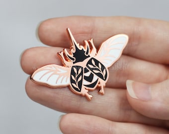 Moth Floral Enamel Pin, Butterfly Pin, Bug Insect Pin, Moth Pin, Flower ...
