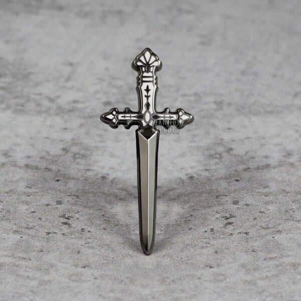Sword Enamel Pin - Etsy