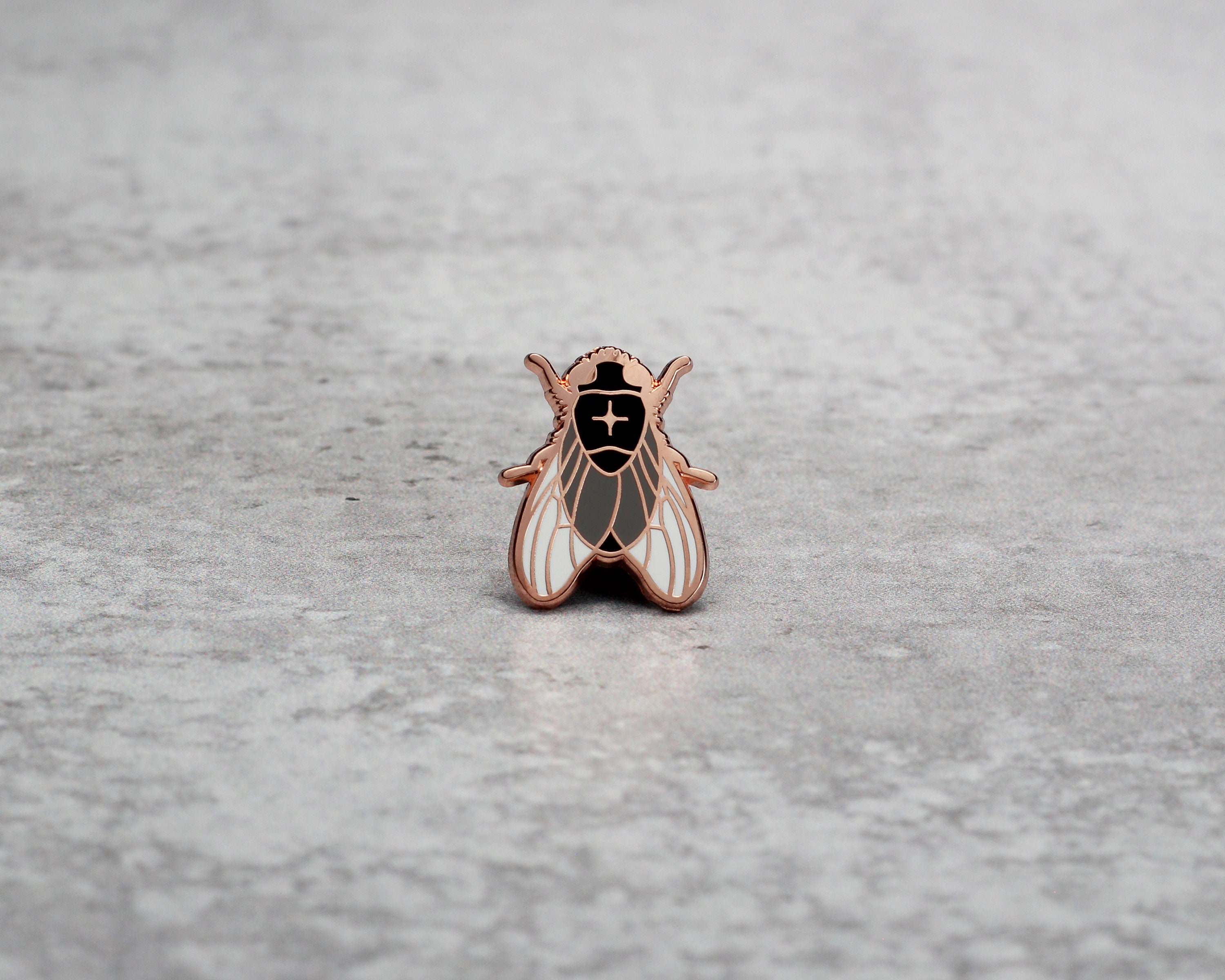Fly Enamel Pin Bug Enamel Pin Mini Pin Insect Pin Goth | Etsy