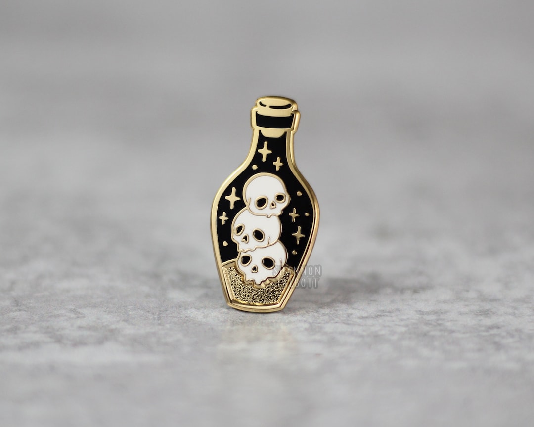 Potion Enamel Pin, Spooky Enamel Pin, Goth Enamel Pin, Witchy Enamel ...