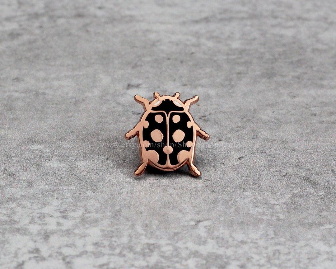 Ladybug Enamel Pin, Beetle Enamel Pin, Bug Enamel Pin, Insect Pin ...