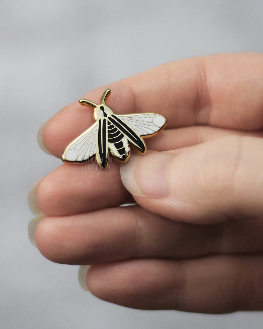 SECONDS SALE Firefly Enamel Pin, Lightning Bug Pin, Insect Pin, Glow in ...