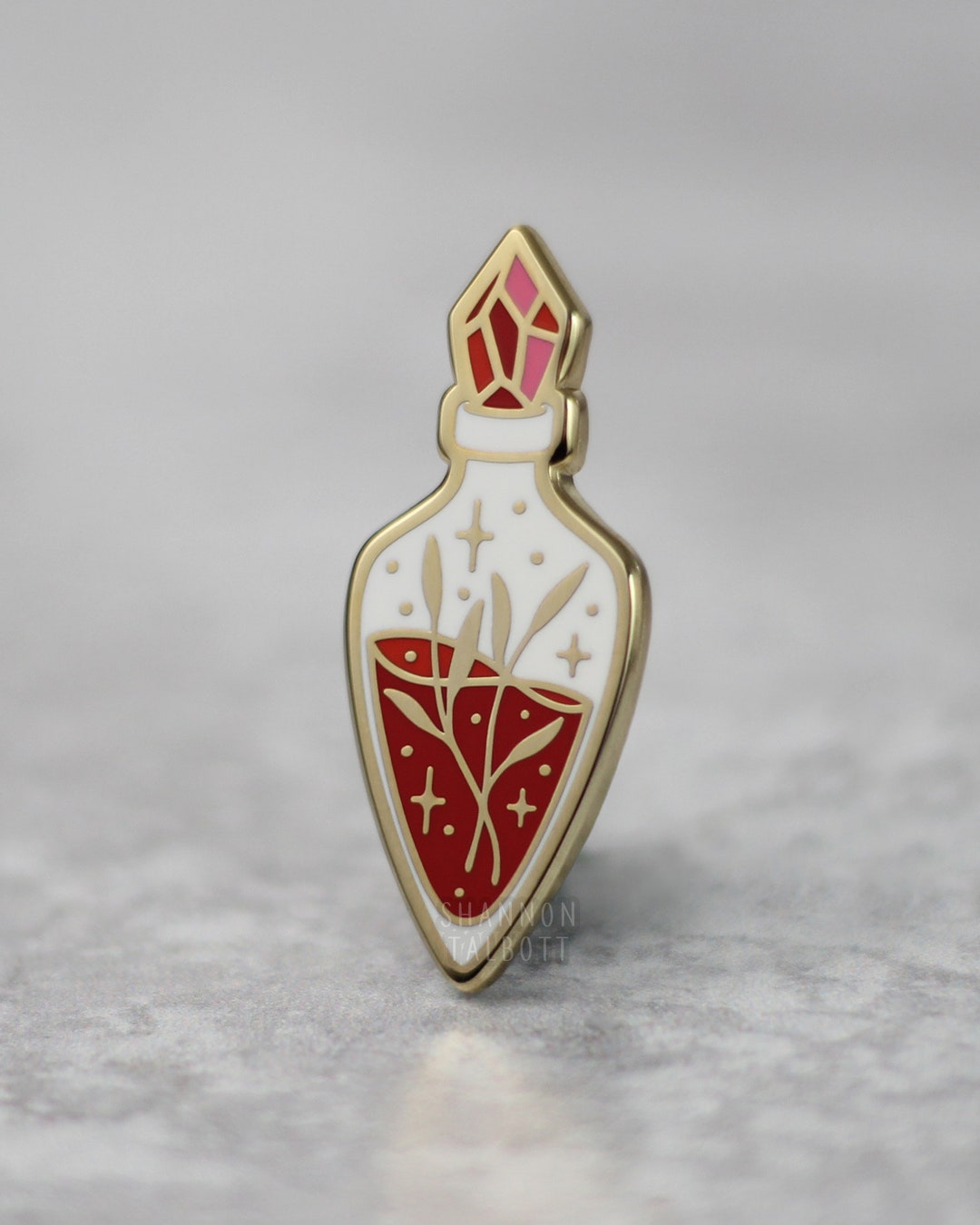 SECONDS SALE Vial Potion Enamel Pin, Herbology Enamel Pin, Spooky ...