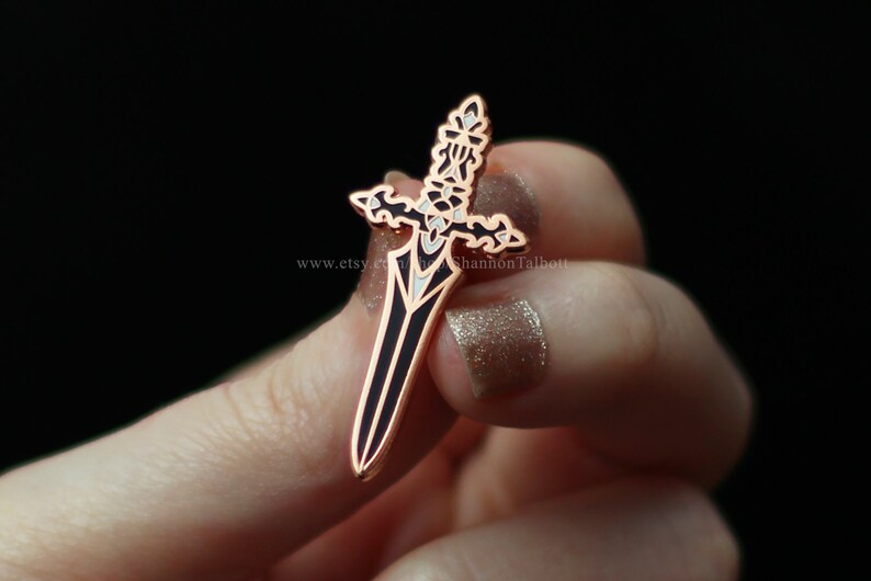SECONDS SALE Dagger Enamel Pin Warrior Pin Sword Pin - Etsy