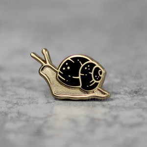 Garden Snail Enamel Pin, Bug Enamel Pin, Mini Pin, Insect Pin, Nature ...
