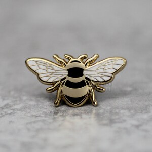 Bumblebee Enamel Pin, Honey Bee Pin, Insect Bug Pin, Gold Lapel Pin ...