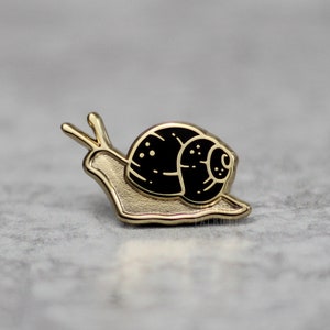 Garden Snail Enamel Pin, Bug Enamel Pin, Mini Pin, Insect Pin, Nature ...