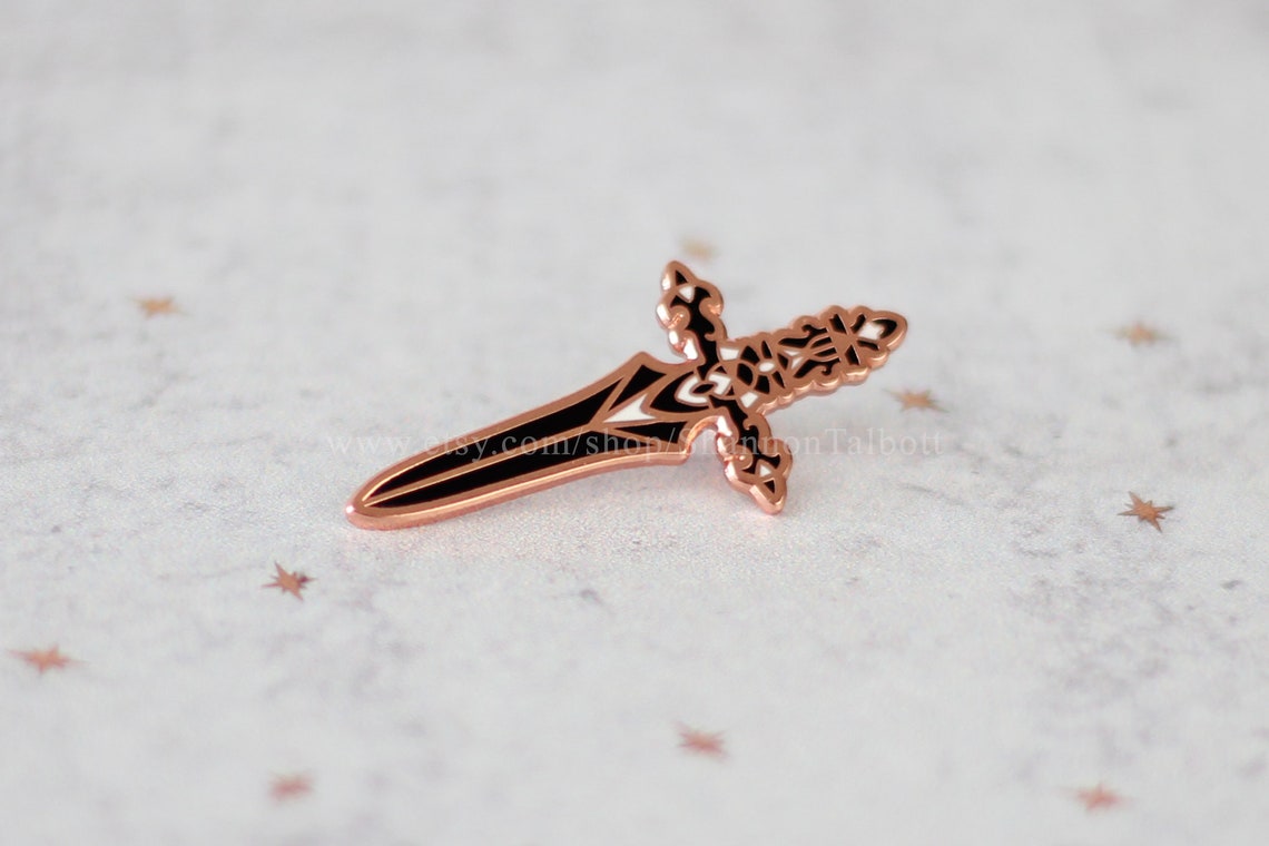 SECONDS SALE Dagger Enamel Pin Warrior Pin Sword Pin - Etsy